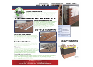 Thin Brick Panels - Metal & Prefab Thin Brick Panels